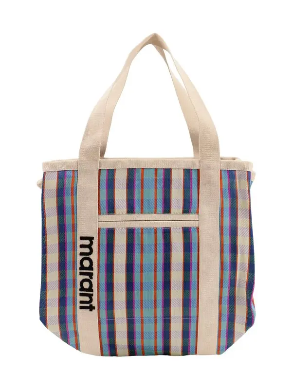Isabel Marant Darwen Nylon Shoulder Bag With Striped Pattern - Multicolor