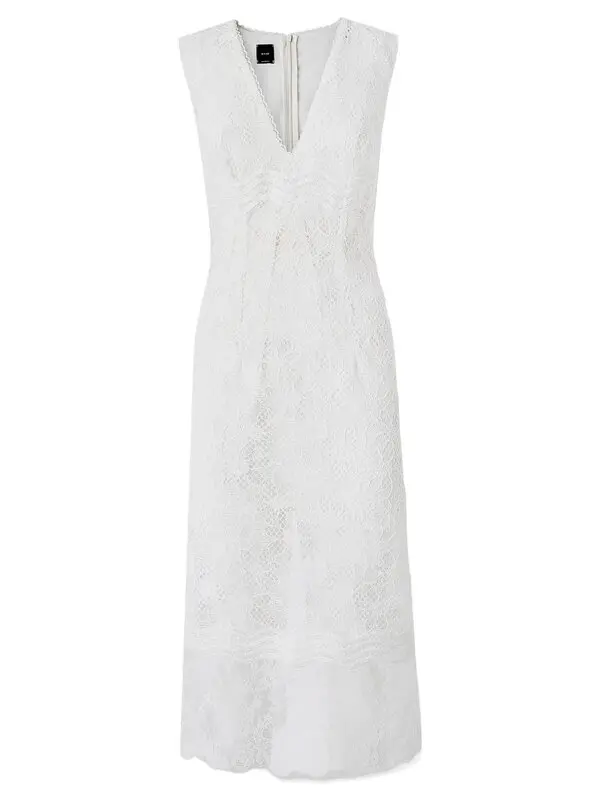 Pinko Audrey Lace Dress - White