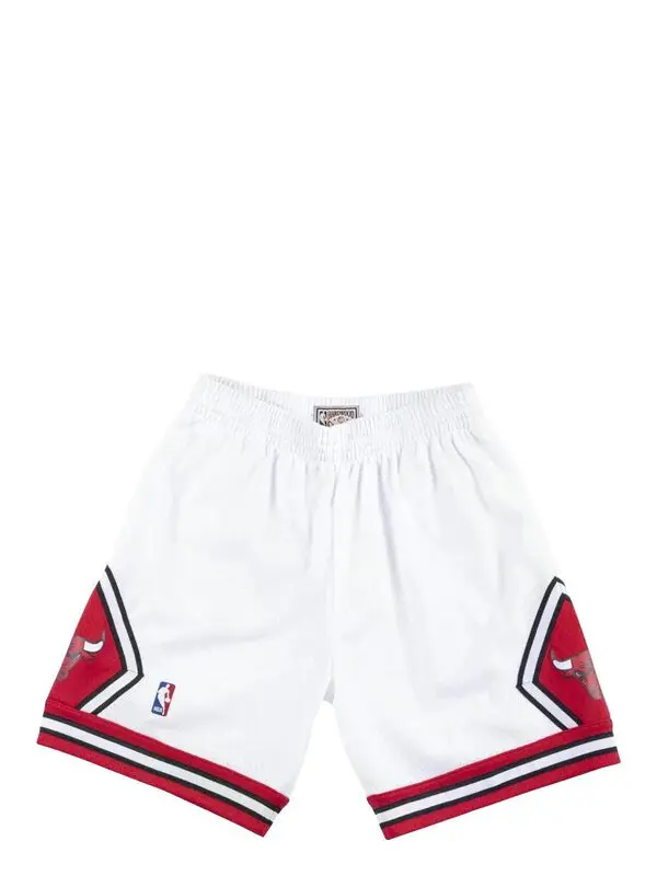 Mitchell & Ness Logo-print Shorts - White
