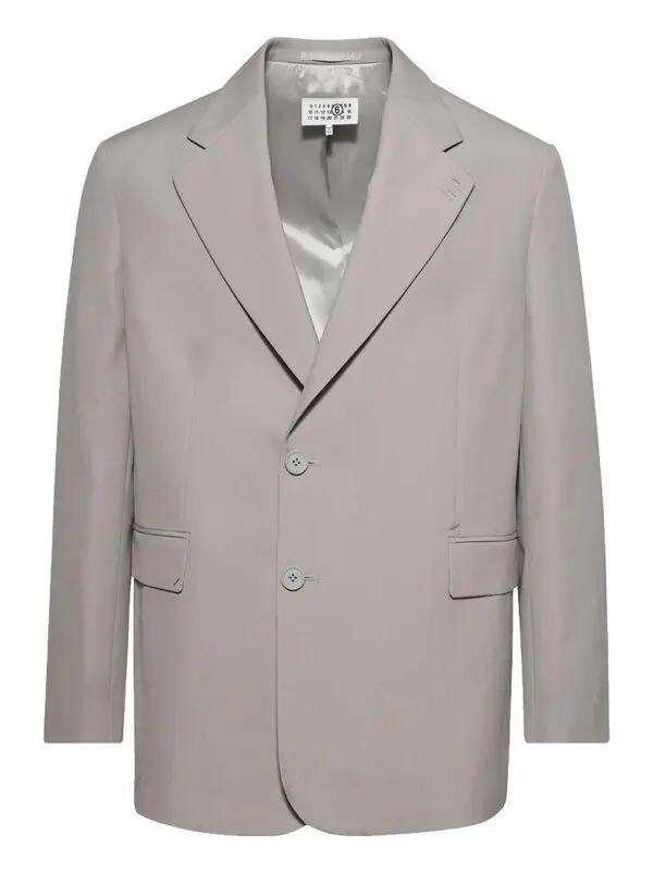MAISON MARGIELA Tailored Blazer Pale Grey - Gray
