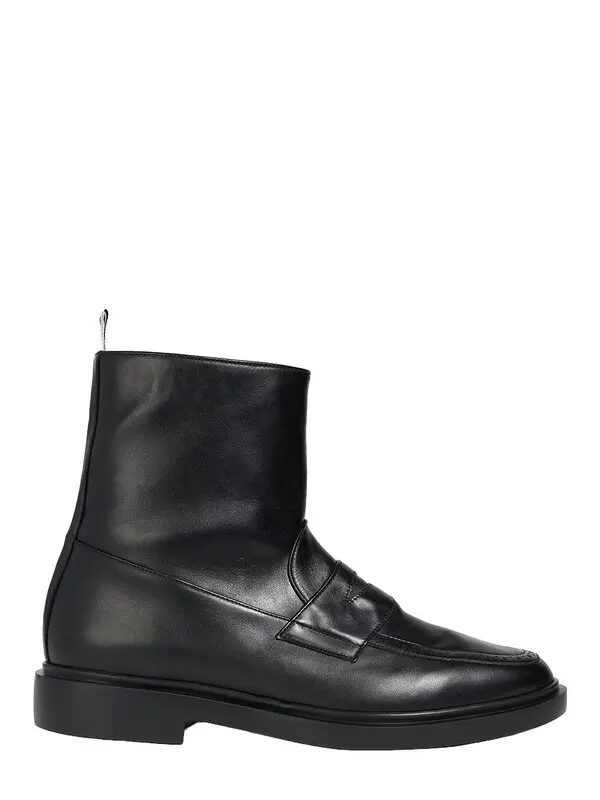 Thom Browne Leather Boots - Black