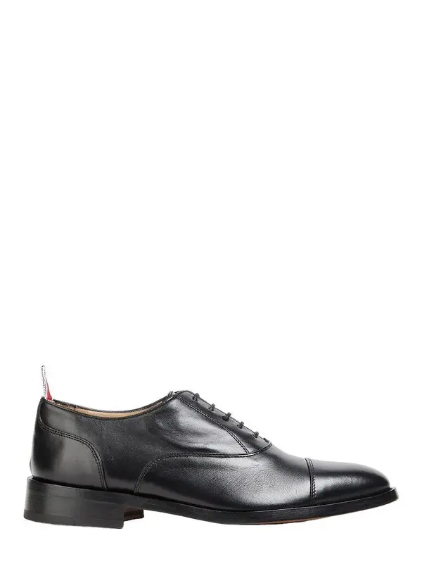 Thom Browne Leather Oxford Shoes - Black