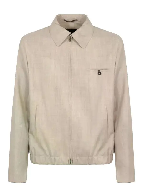 SLOWEAR Virgin Wool Jacket - Neutrals