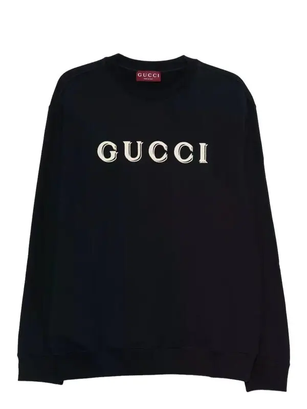 Gucci Logo-detailed Crew-neck Sweater - Neutrals