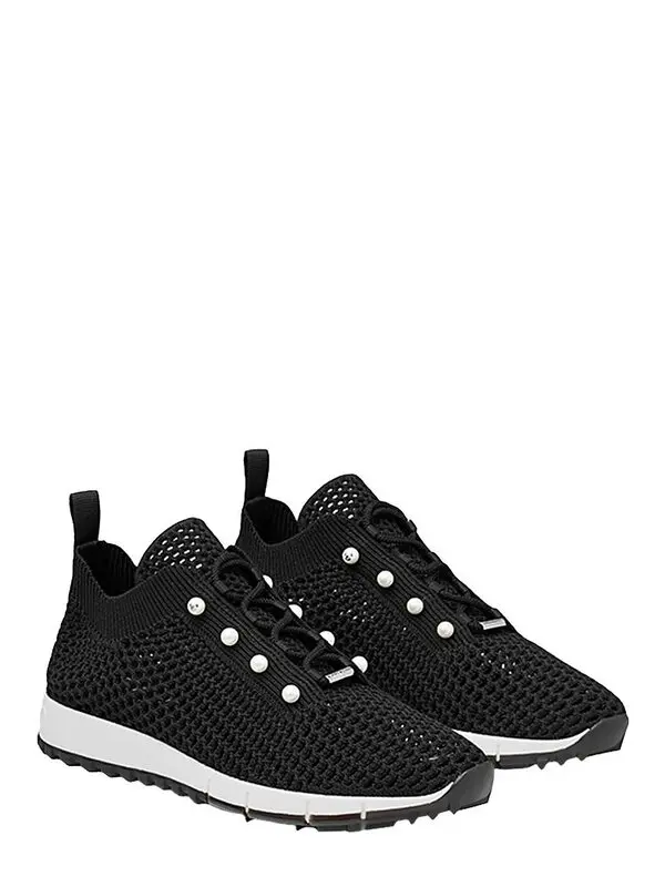 JIMMY CHOO Veles Sneakers - Black