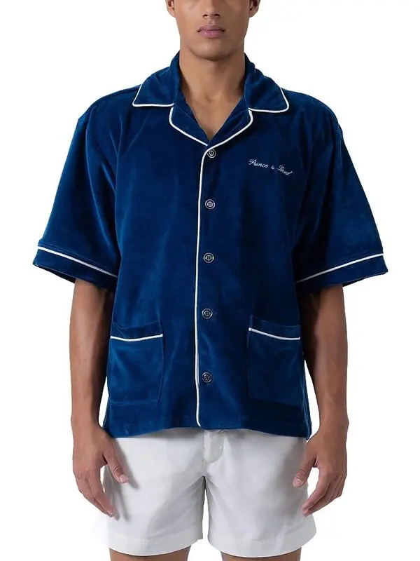 PRINCE & BOND Luka Terry Shirt - Sailor Blue