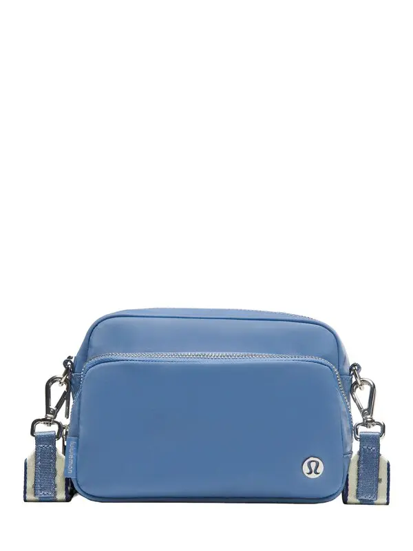 Lululemon Everywhere Crossbody Bag 2l - Prep Blue/coconut Ivory/clubhouse Blue/silver