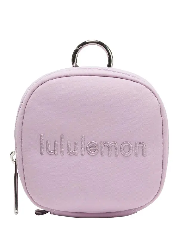 Lululemon Clippable Commuter Organizer Pouch - Lilac Play/lotus Lavender/silver