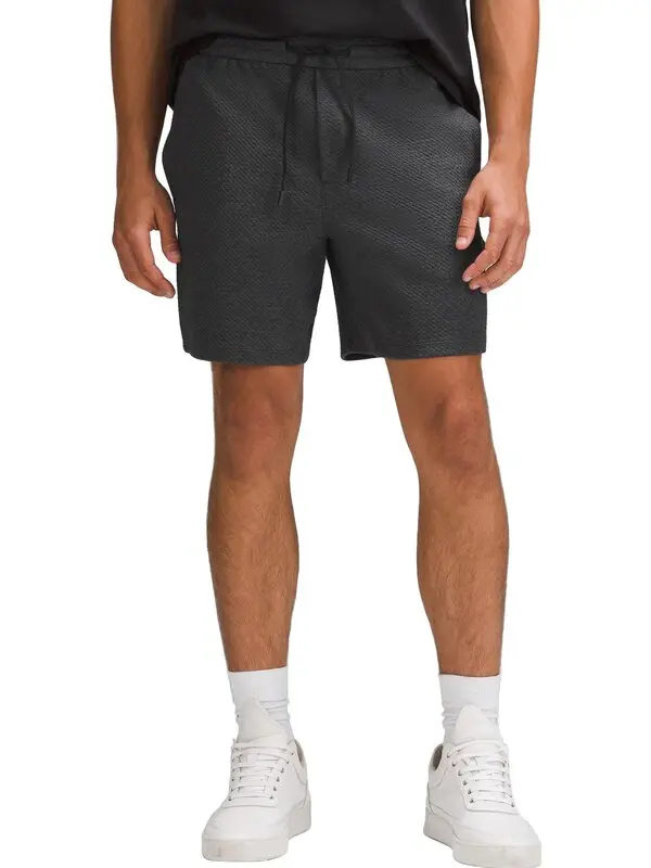 Lululemon Ease The Day 7" Short - Heathered Black/black