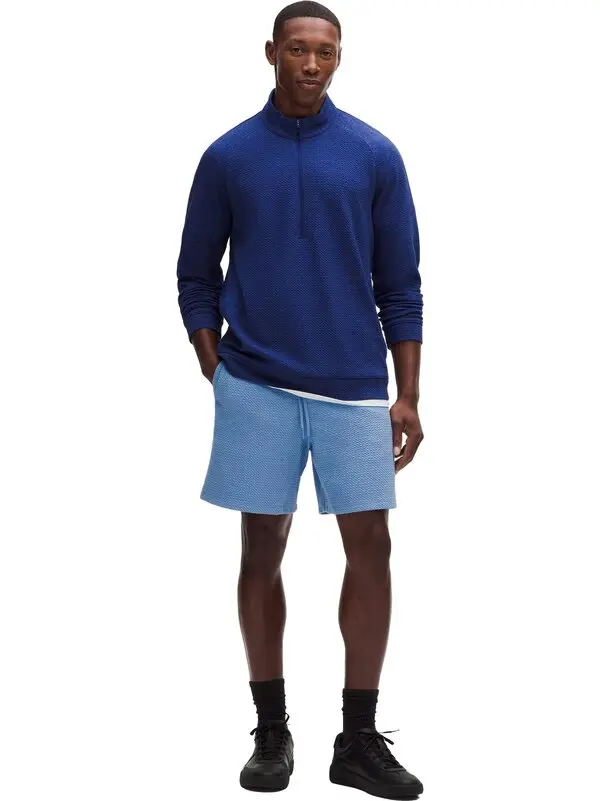 Lululemon Ease The Day 7" Short - Heathered Prep Blue/black