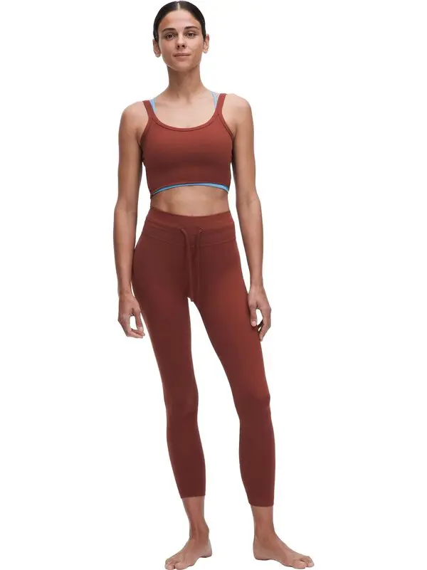 Lululemon Groove Drawcord High-rise Tight 25 - Cranberry Charm