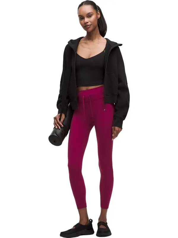 Lululemon Groove Drawcord High-rise Tight 25 - Raspberry Rave