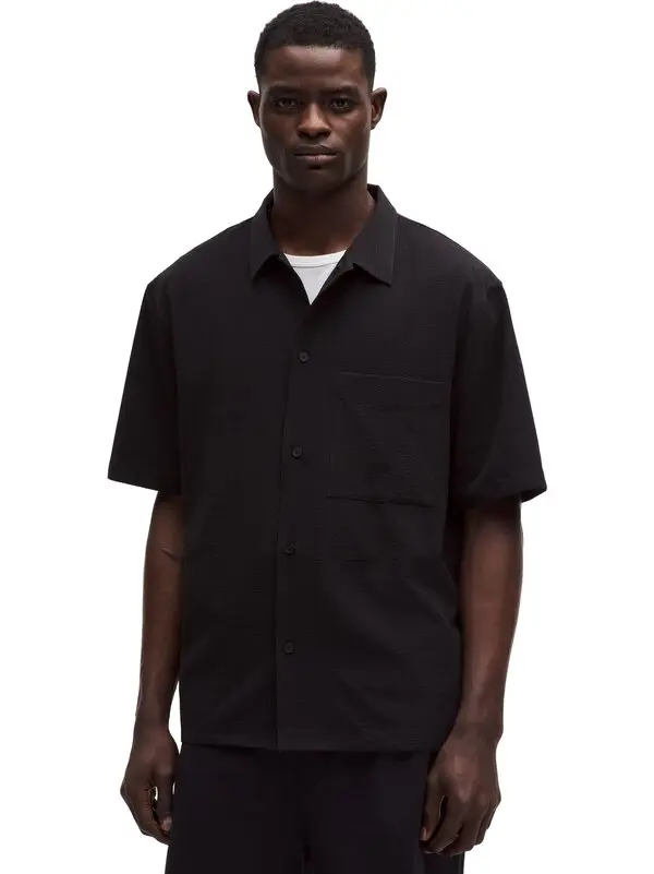 Lululemon Airing Easy Camp-collar Shirt - Black