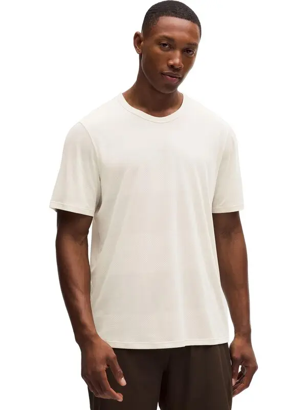 Lululemon Fast And Free Short-sleeve Shirt - Light Ivory