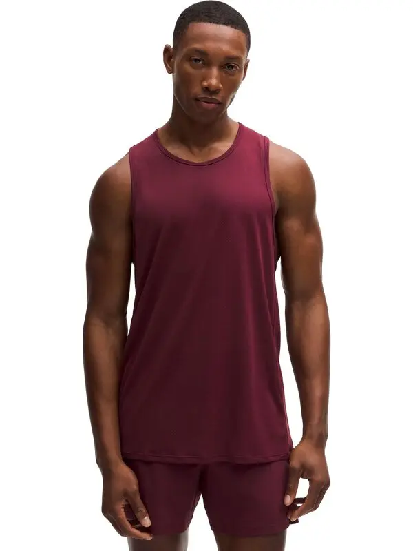 Lululemon Fast And Free Tank - Burgundy Bay