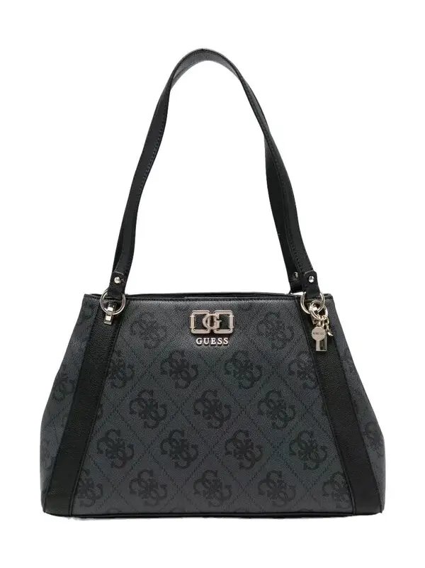 Guess Karnilla Monogram-pattern Tote Bag - Grey