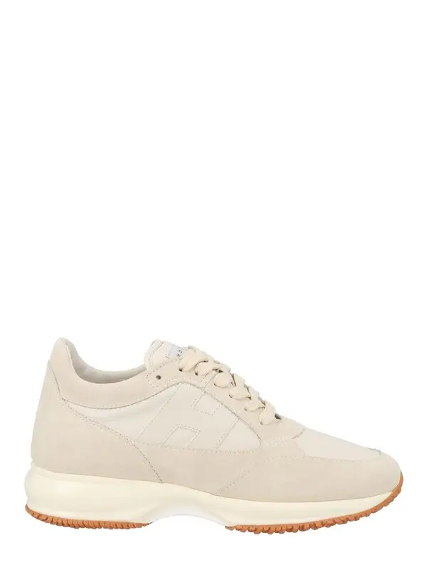 Hogan Suede Low-top Sneakers - Beige