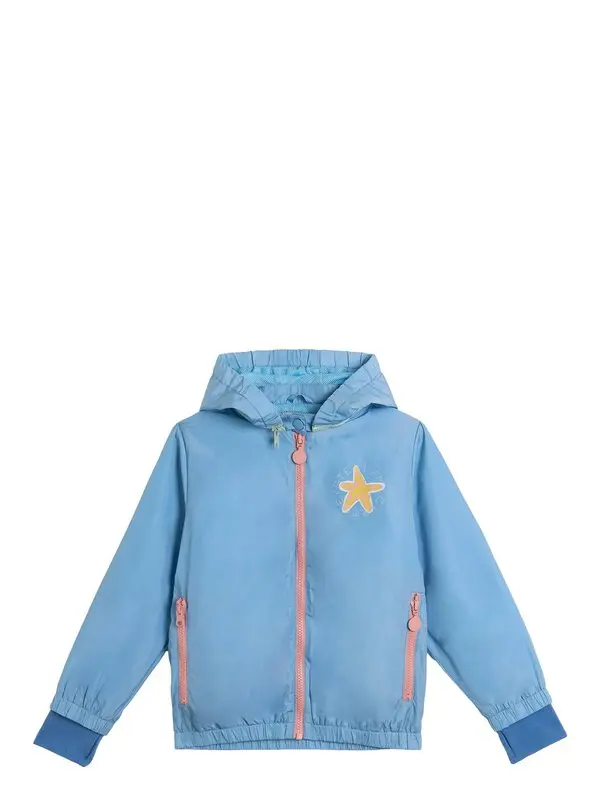 Stella McCartney Jacket With Logo - Azure
