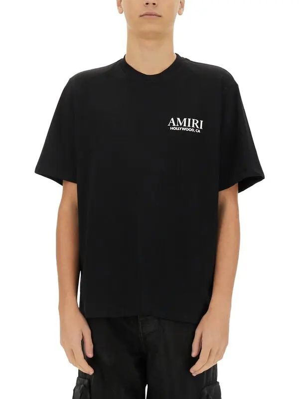 Amiri T-shirt With Logo - Black
