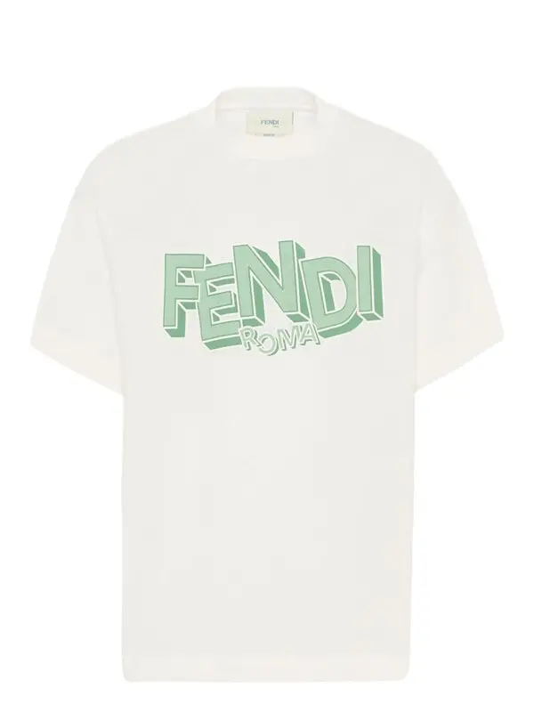 Fendi Logo T-shirt - White