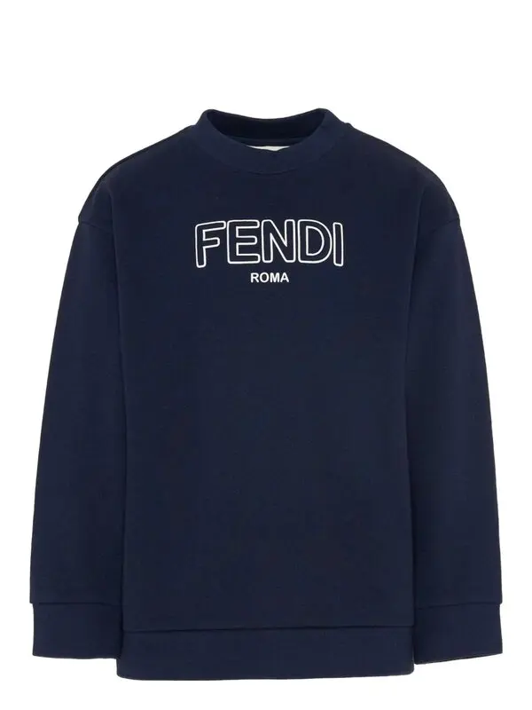 Fendi Logo Jersey - Blue