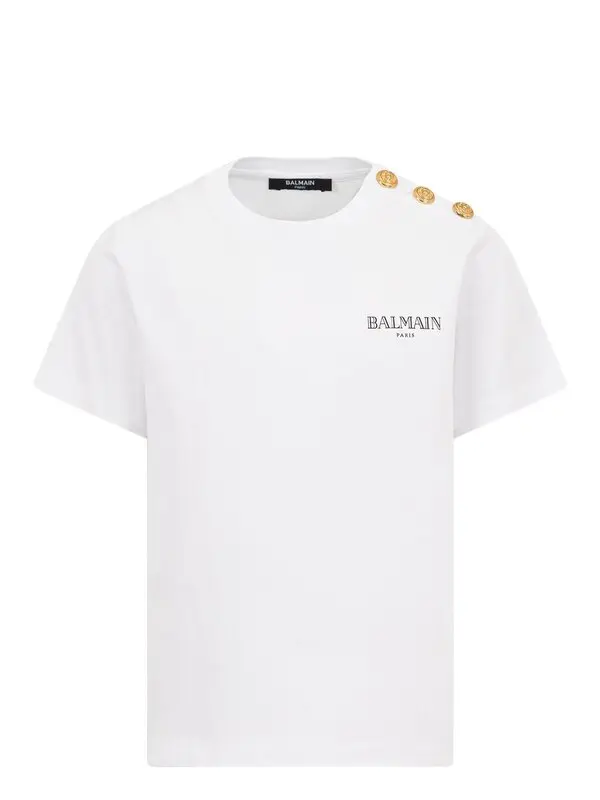 Balmain Logo T-shirt - White