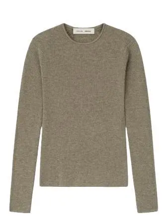 Fear Of God Essentials Waffle Long Sleeve Top - Homestead Heather