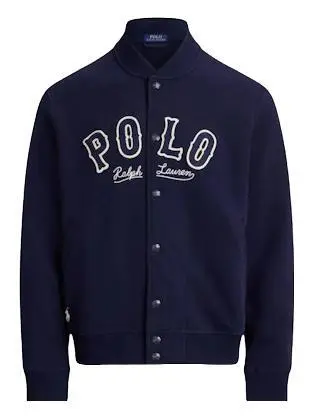 Polo Ralph Lauren Long Sleeve Fleece Graphic Jacket - Cruise Navy Blue