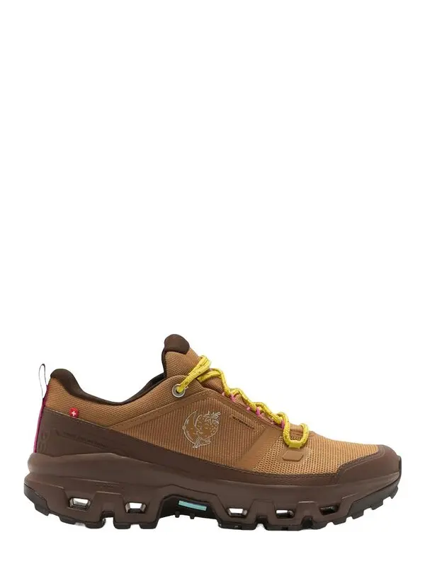 On Cloudrock Low Waterproof Sky High Farm Goods Sneakers - Sphinx/chestnut