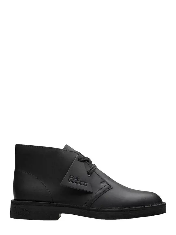 Clarks Originals Desert Boot - Black Leather