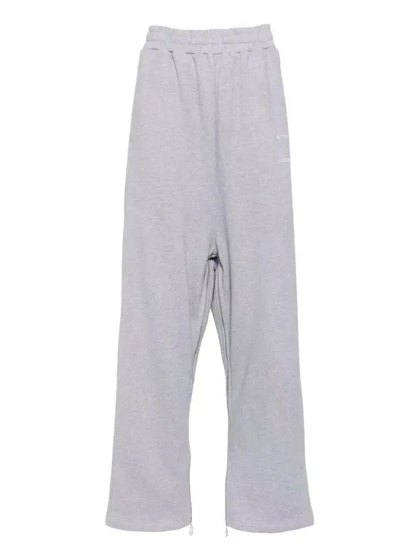 SETCHU Logo-embroidered Pants - Grey