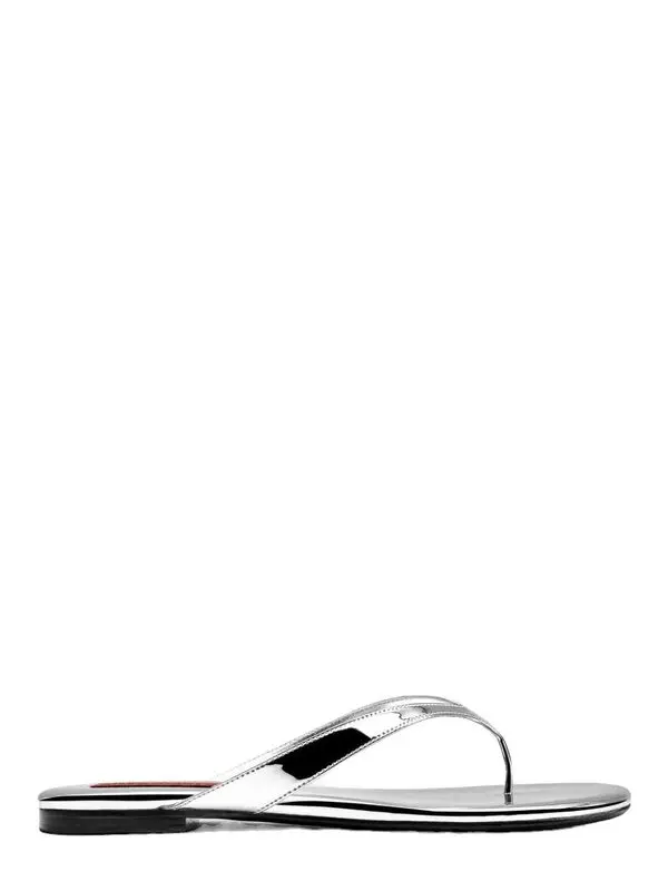 SIMONMILLER Riviera Flat Sandals - Silver