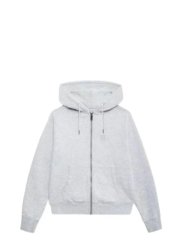 ANINE BING Casper Zip-up Hoodie - Grey