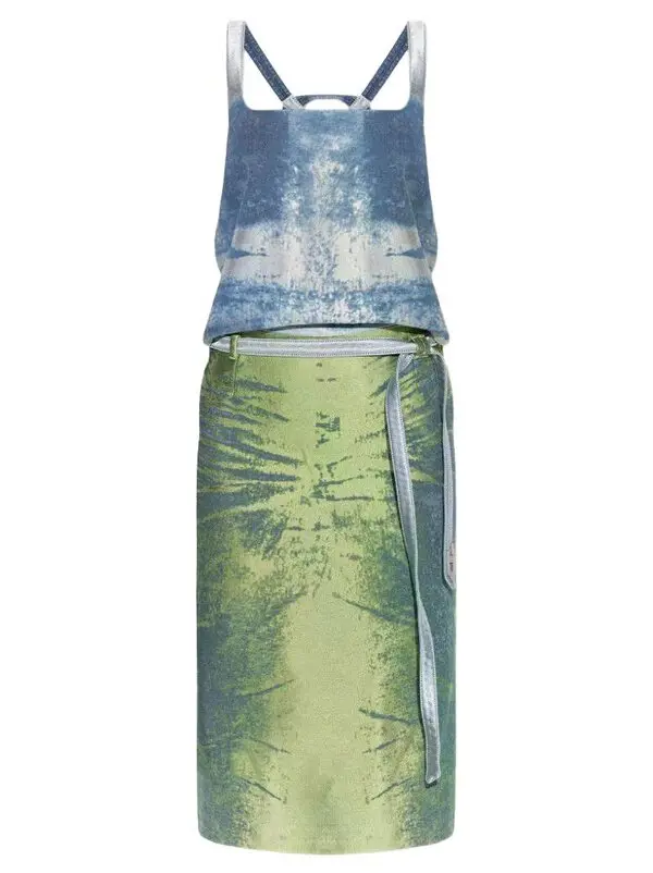 DIESEL De-sanat-fsi Midi Dress - Green