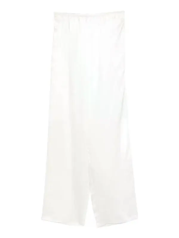 Co Elastic-waistband Trousers - White