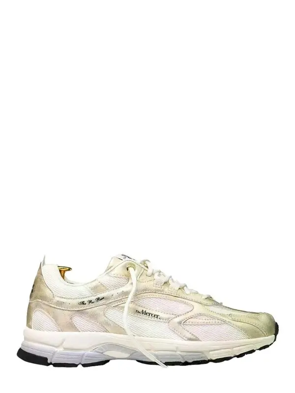 MERCER Metallic Panelled Sneakers - Neutrals