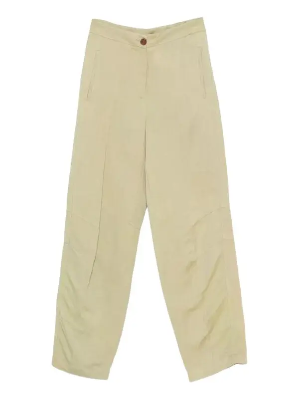 Erika Cavallini Button Detail Trousers - Green