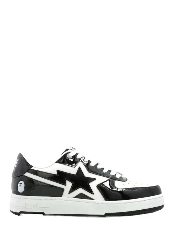 A BATHING APE Star Motif Sneakers - Black