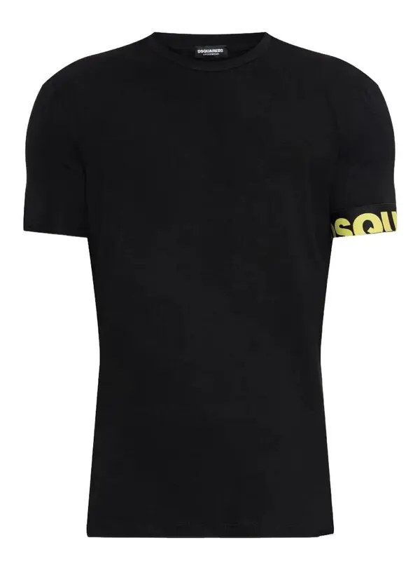 Dsquared2 Logo Band T-shirt - Black