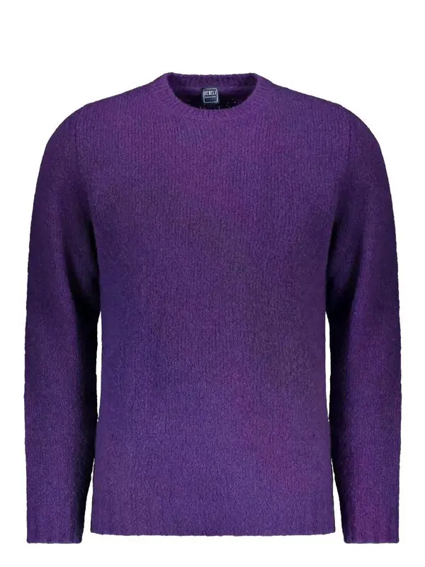 Fedeli Crew-neck Sweater - Purple