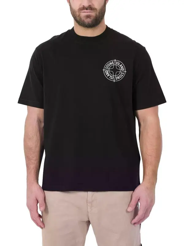Stone Island Logo-print T-shirt - Black