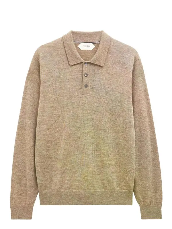 Pringle Of Scotland Button Polo-collar Sweater - Neutrals