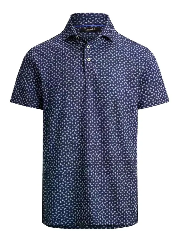 Rlx Ralph Lauren Patterned Polo Shirt - Blue