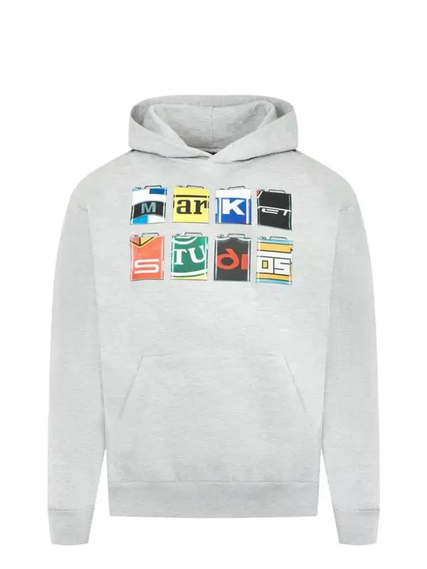 MARKET Printed Hoodie - Grey