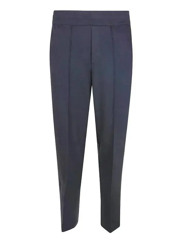 Herno Elasticated-waistband Tailored Trousers - Blue