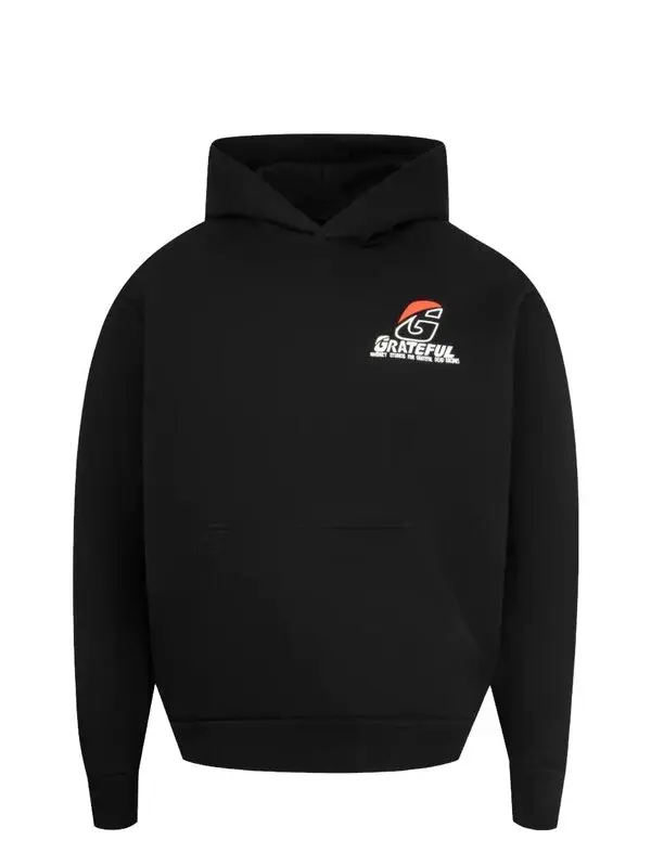 MARKET Printed Hoodie - Black