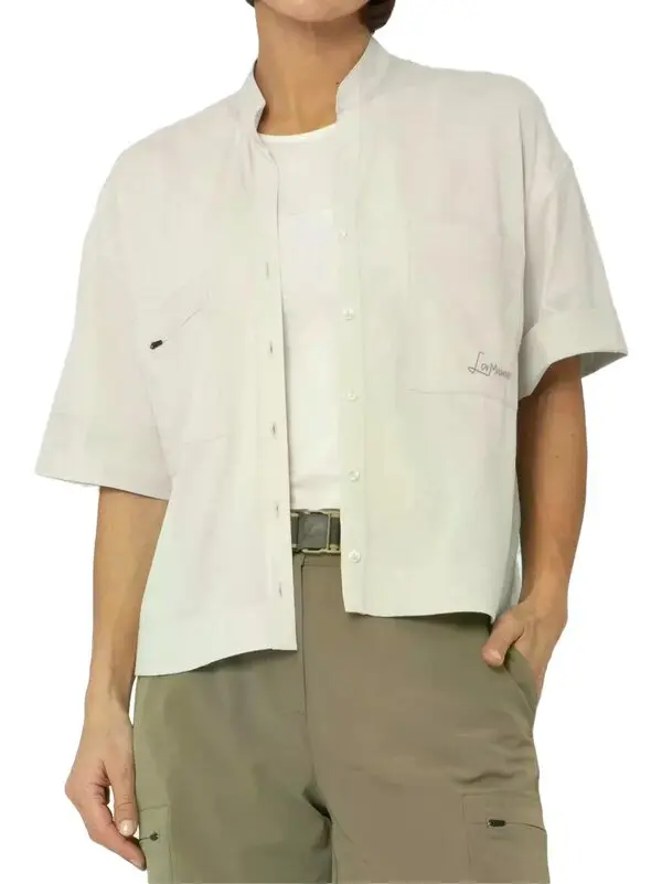 LAMUNT Buttoned Shirt With Chest Pockets - Neutrals