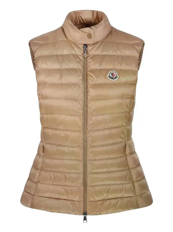 Moncler Igens Zipped Padded Gilet - Brown
