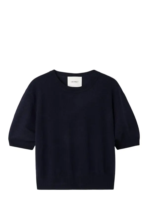 LISA YANG Genevra Cashmere T-shirt - Blue