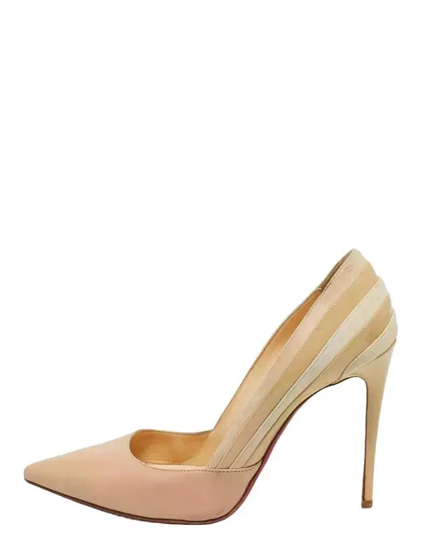 CHRISTIAN LOUBOUTIN Leather Stiletto - Neutrals